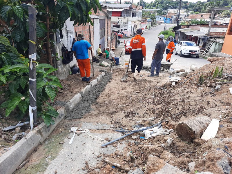 Notícias Prefeitura De Manaus Trabalha Na Implantação De Drenagem